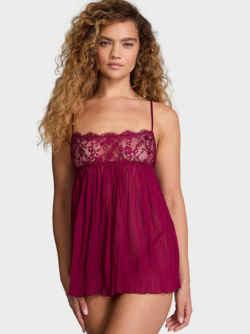 Catalogo Sears Morris Babydoll Maglia E Pizzo Hol Easy Wrap Front